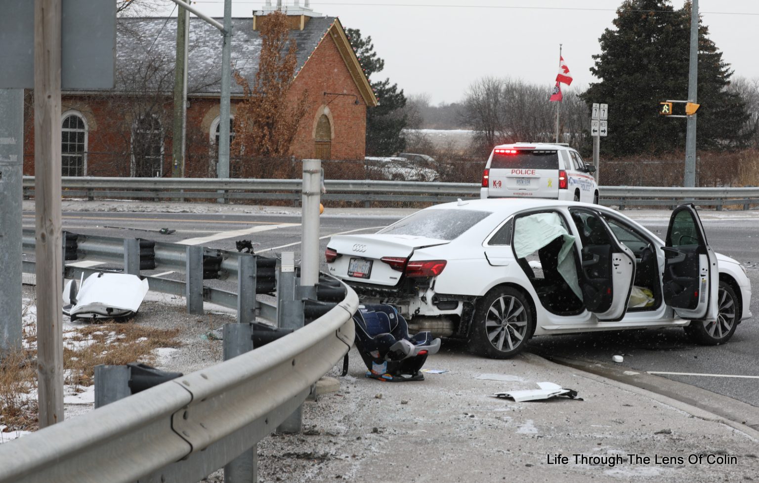Car crash closes Whitby intersection | INdurham