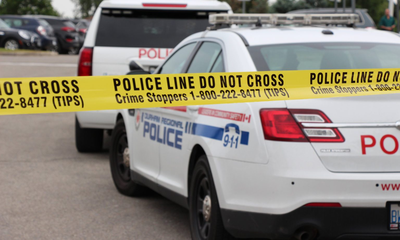 Pedestrian pinned between two cars in Whitby | INdurham