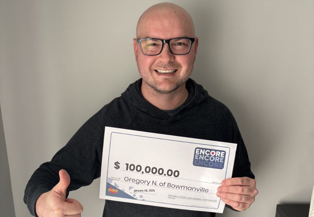 $100,000 Encore win for Bowmanville man | INdurham