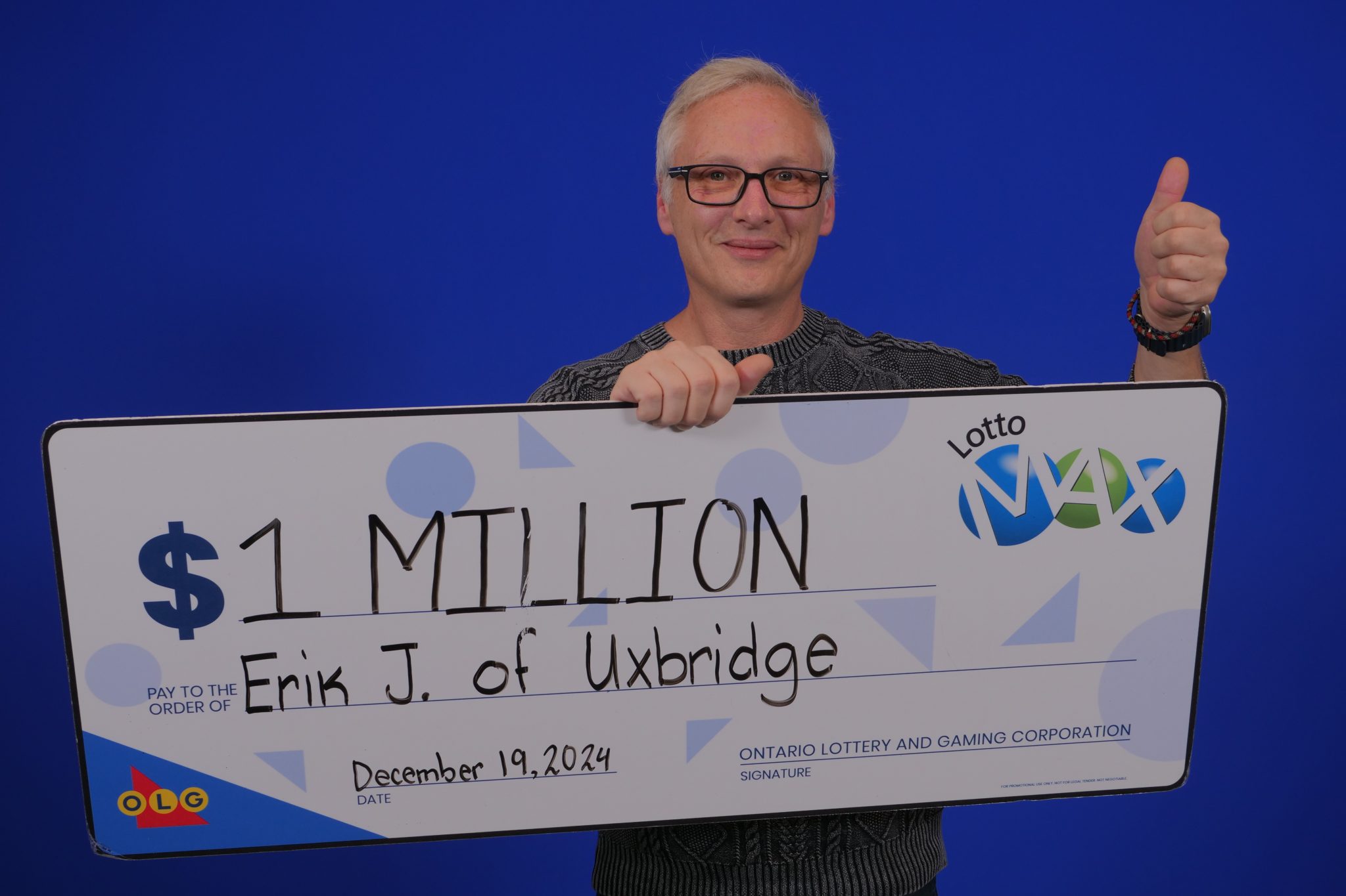 Uxbridge man 'stunned' by $1 million lottery win | INdurham